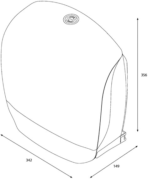 Distributeur papier toilette Katrin 90083 Gigant L Jumbo blanc Prixos